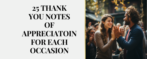 25 Thank You Notes of Appreciation For EVERY OCCASION! - Modern Pink Paper
