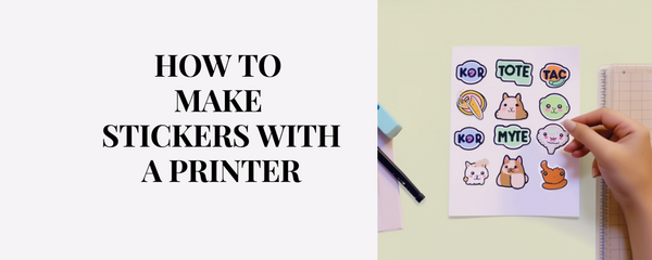 How to Make Stickers With a Printer [ULTIMATE Guide!] - Modern Pink Paper