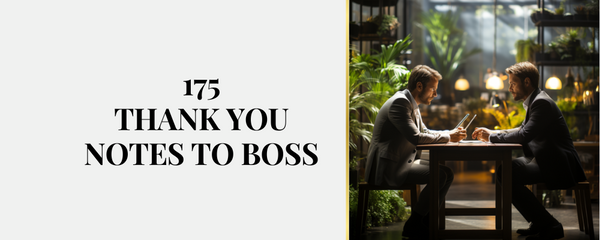 175 Thank You Notes to Boss That Leave a LASTING IMPRESSION! - Modern ...