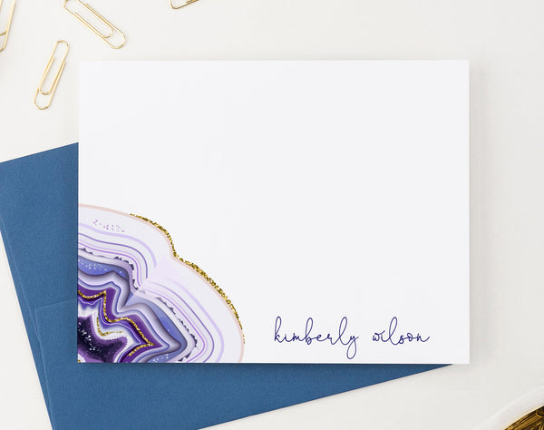 Personalized Thank You Notes - Modern Pink Paper