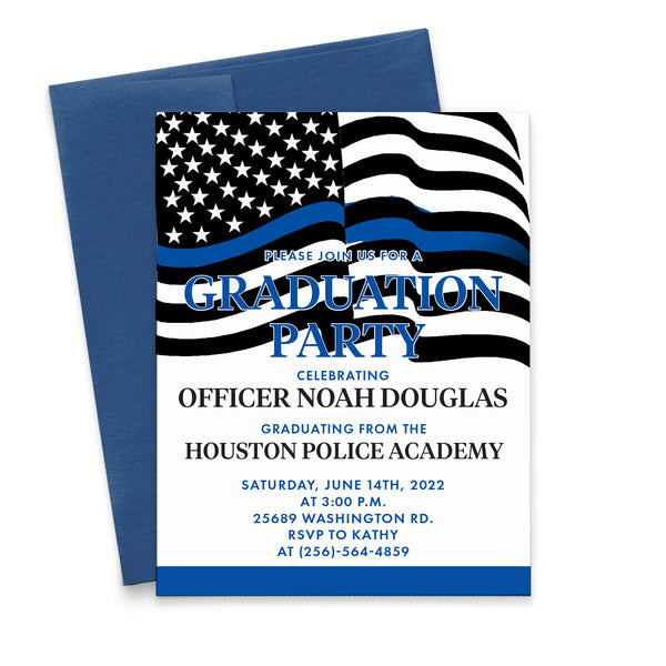 Police Academy Graduation Card