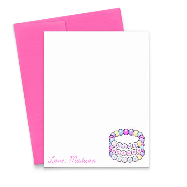 In My Camp Era Personalized Stationery Note Cards For Kids - Modern ...