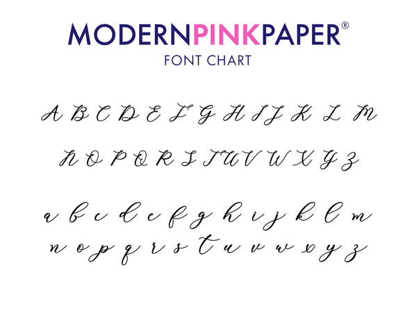 Wildflower Personalized Letter Pads With Name - Modern Pink Paper