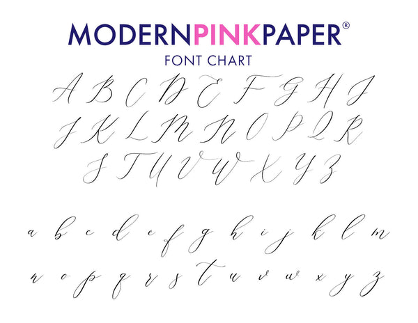 Elegant 2 Initial Monogram Note Pads for Women - Modern Pink Paper