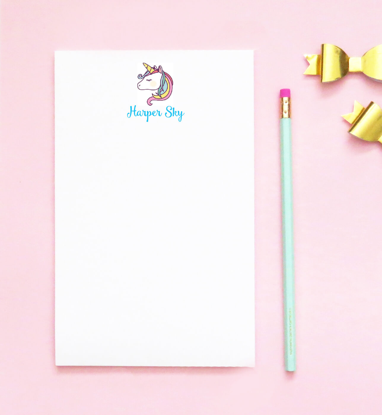 girly notepad